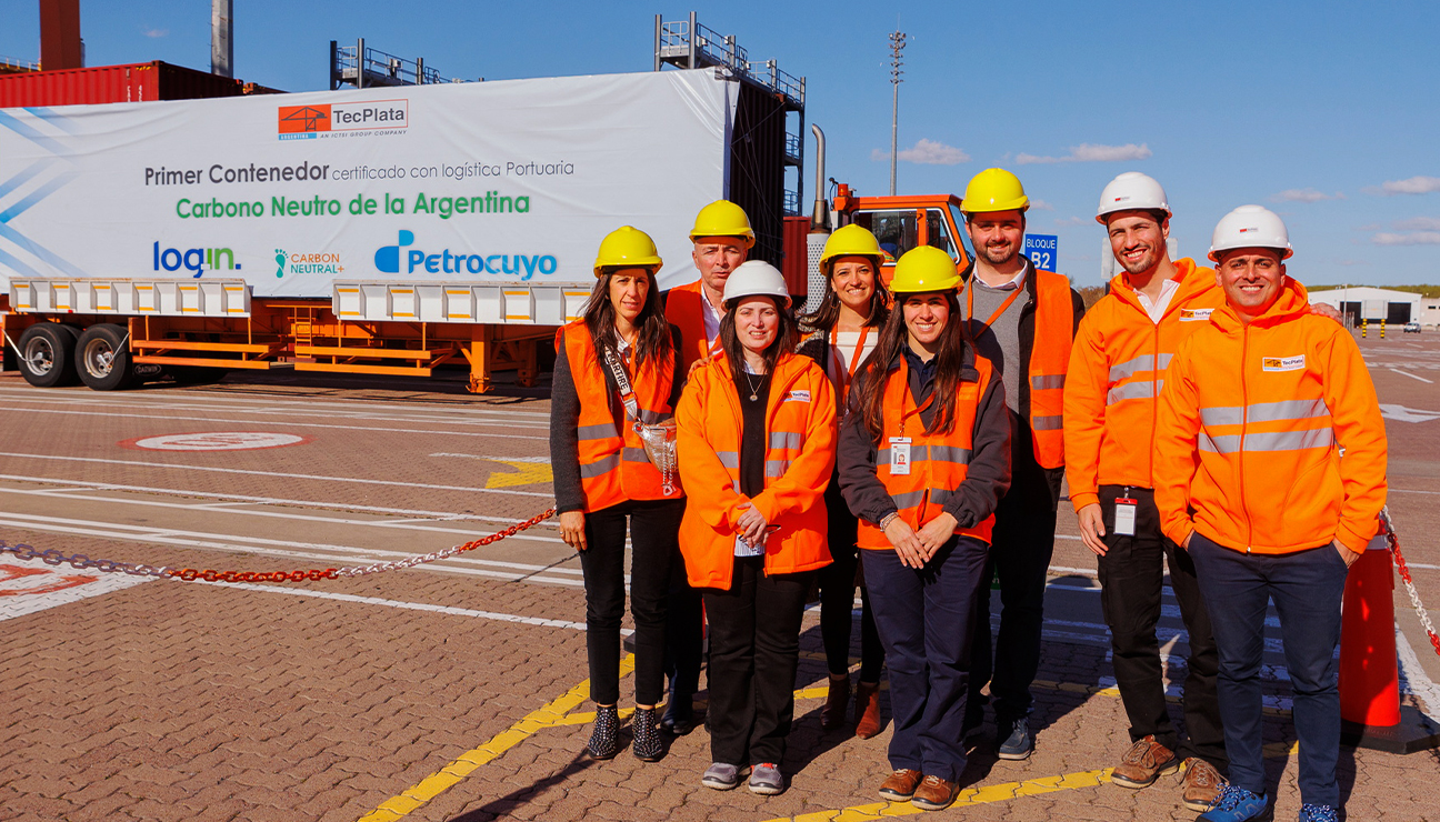 TecPlata handles Argentina’s 1st carbon-neutral container | ICTSI TecPlata handles Argentina’s 1st carbon-neutral container | ICTSI